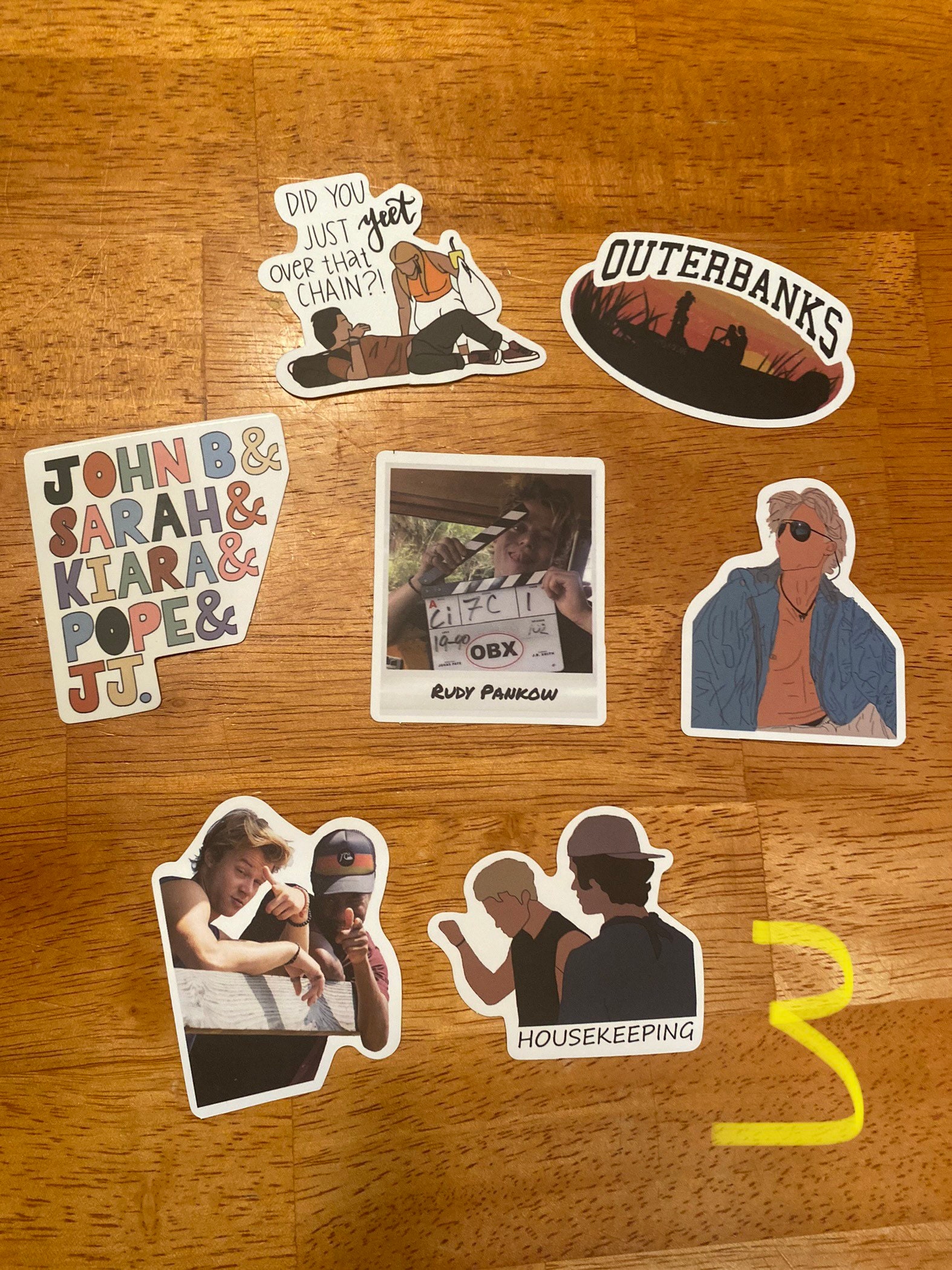 Outer Banks Netflix Tv Show Sticker Bundles - Etsy