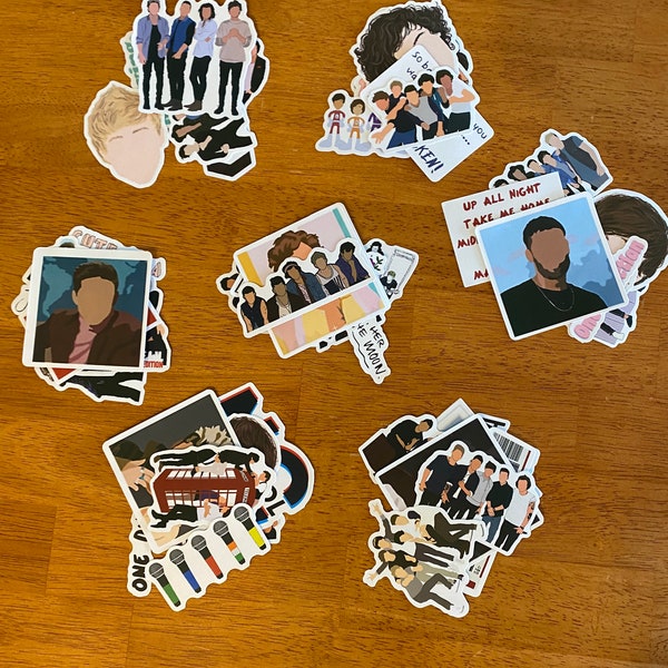 One Direction Stickers - Etsy