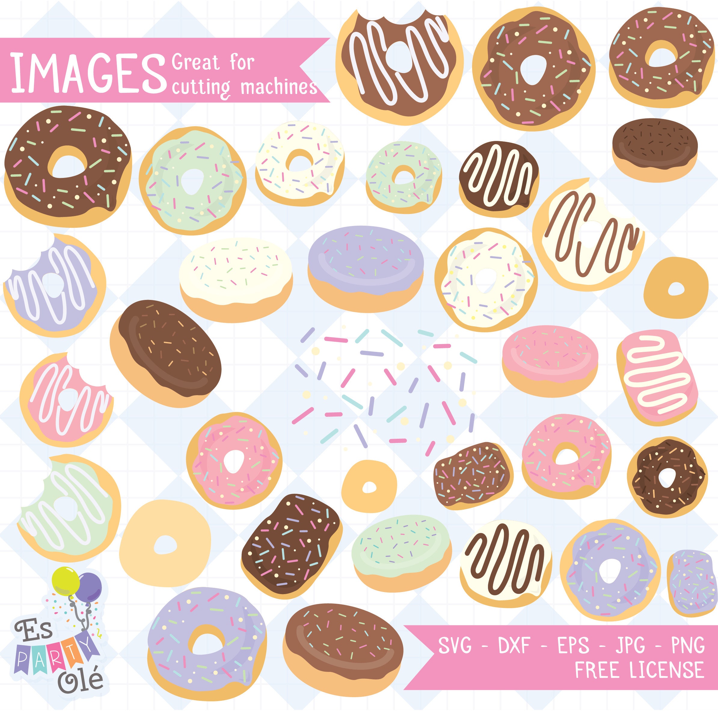 Donut SVG, SVG Files for Cricut, Donut Party, Donut Grow up Svg, Donut ...