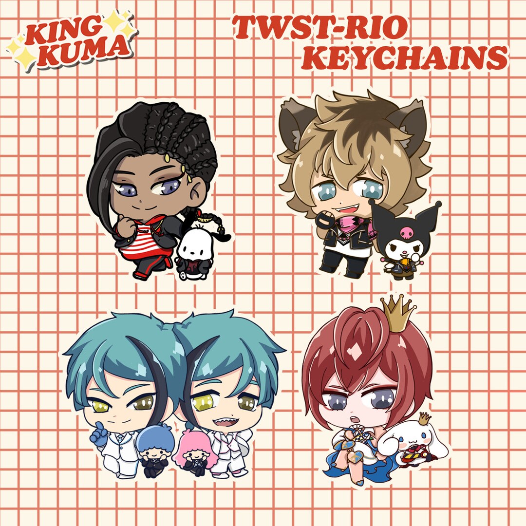 Twst-rio Keychains - Etsy