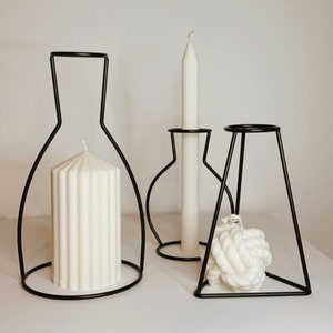 Luxury Small Cylindrical Thick Rack Spire Pillar Candles | Candles ...