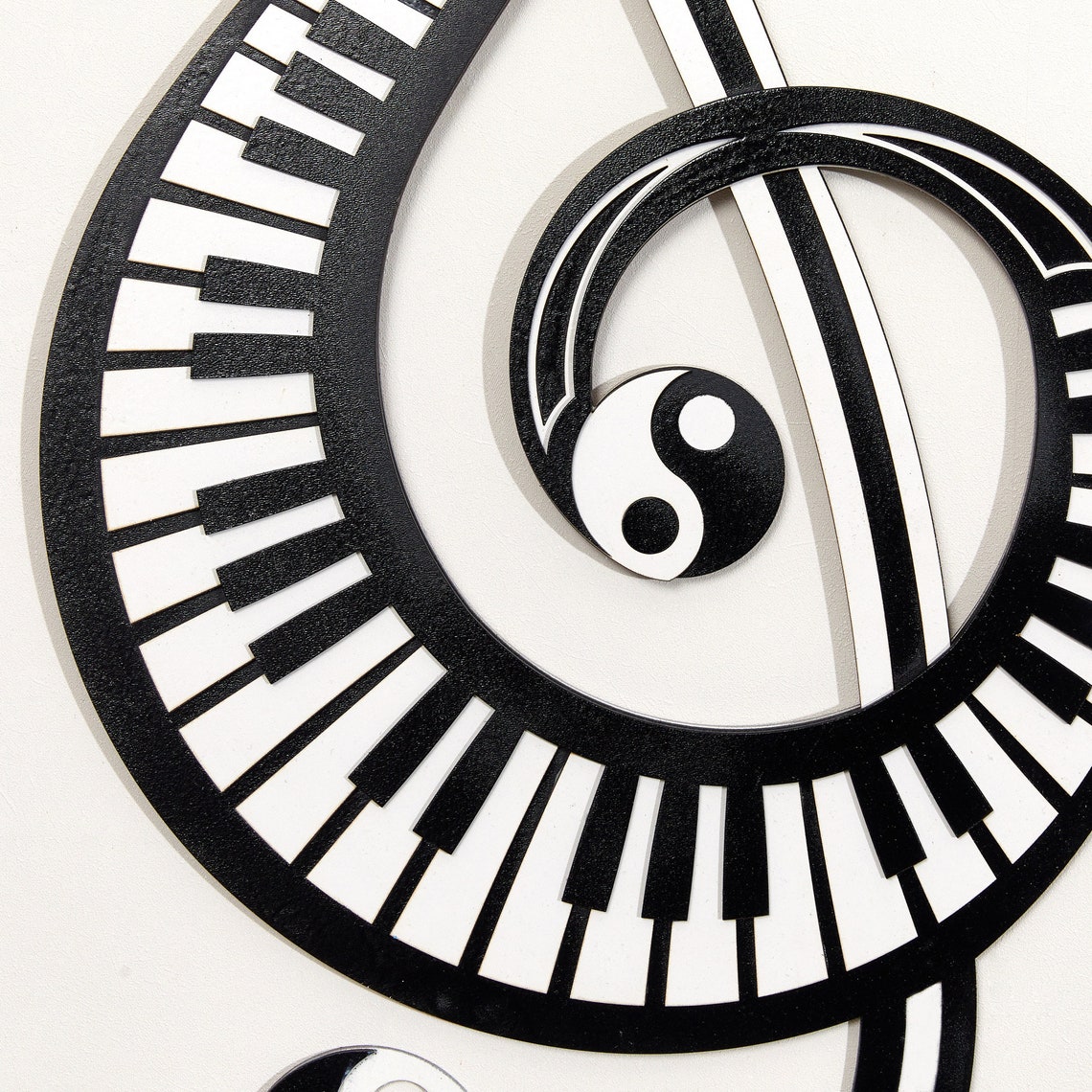 Treble Clef Wooden Art WallArt for Music Lovers | Etsy