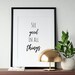 See Good in All Things Wall Art, Gratitude Printable Instant Download ...