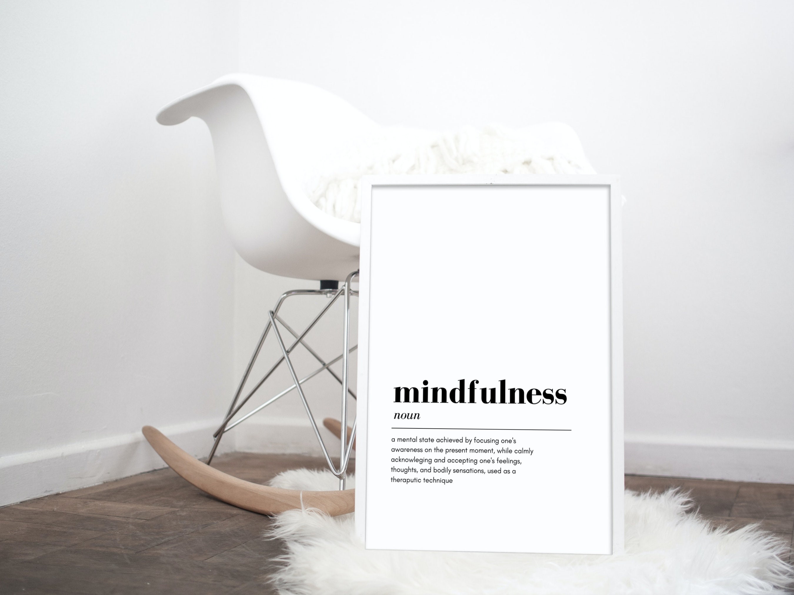 Mindfulness Definition Printable, Digital Download Pdf, Meaning of ...