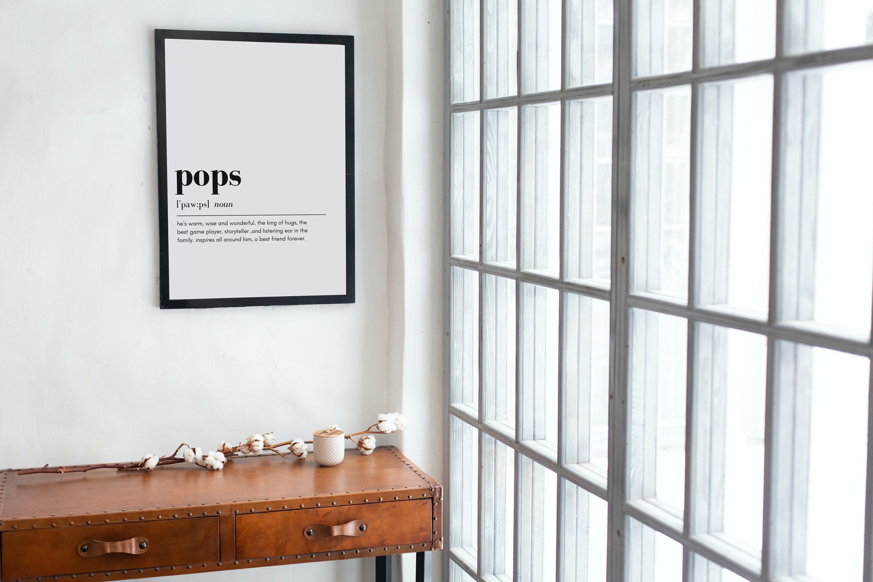 Pops Definition Printable, Inspiring Dictionary Meaning of Pops, Wall ...