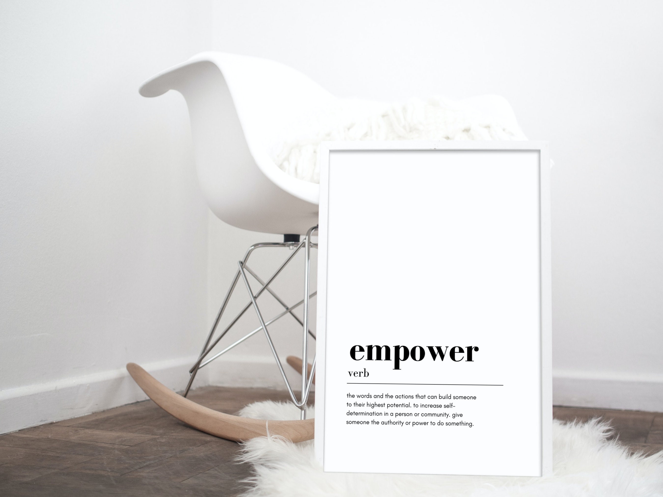 Empower Definition Printable, Dictionary Meaning, INSTANT DOWNLOAD Easy ...