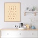 Alphabet Lower Case Wall Art Printable in Soft Pastel Tones, Easy Print ...