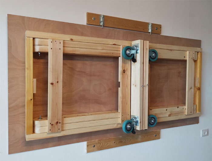 Foldable Workshop Table on Wheels DIY Plans & Instructions, DIY ...