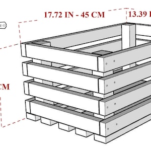 Build Plans for 3 Styles of Crates: 2 Crates AND the Solid End Crate ...