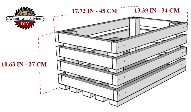 Build Plans for 3 Styles of Crates: 2 Crates AND the Solid End Crate ...