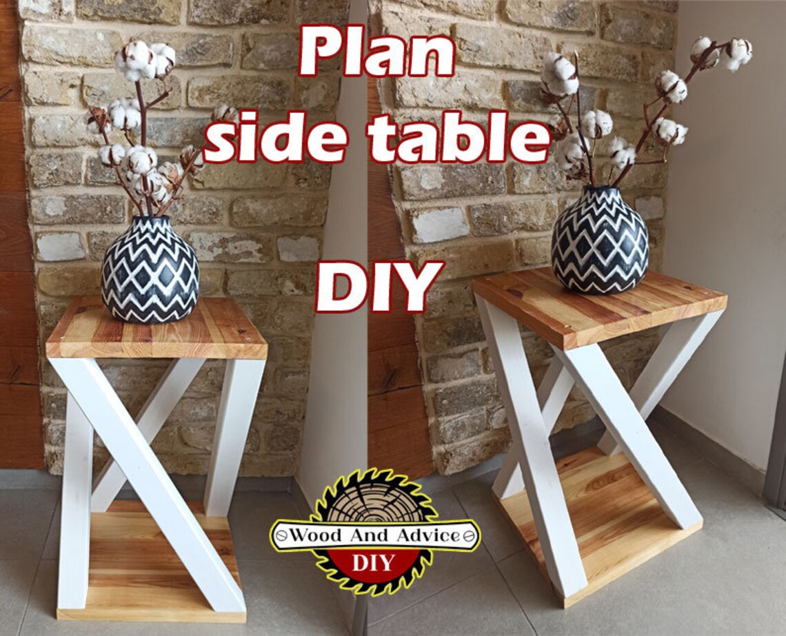 DIY Side Table Plan,diy Plan,end Table Plan/sofa Table Plan/book Stand ...