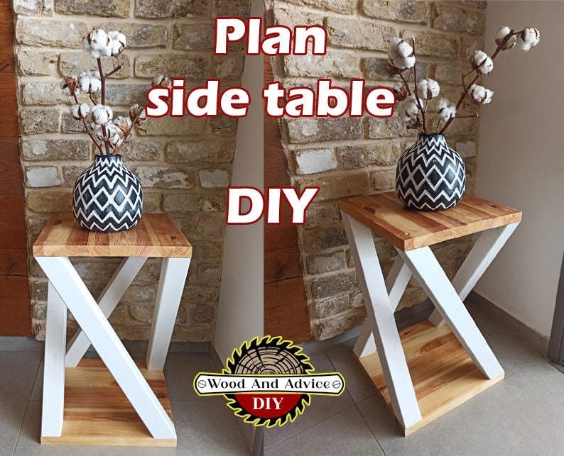 DIY Side Table Plan,diy Plan,end Table Plan/sofa Table Plan/book Stand ...