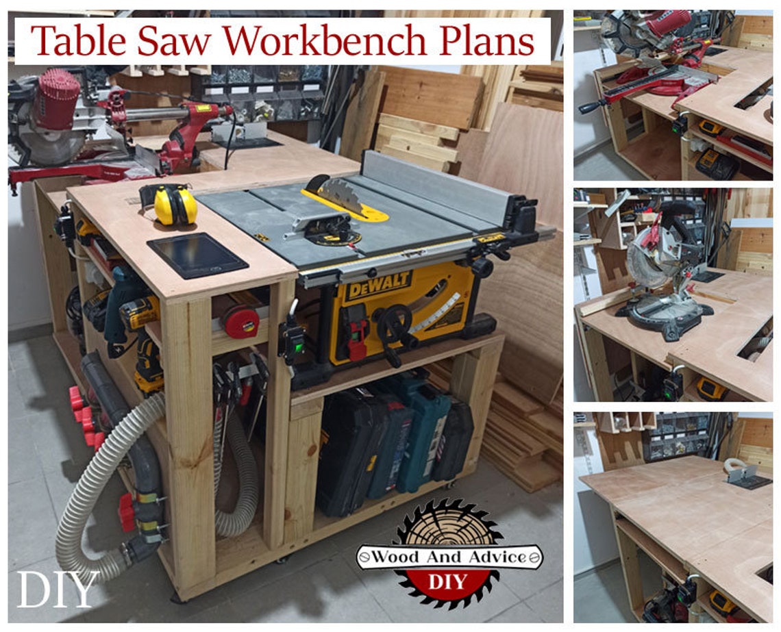 PDF Mobile Workbench Plans Mobile Werkshop All in One Compact Flip-top ...