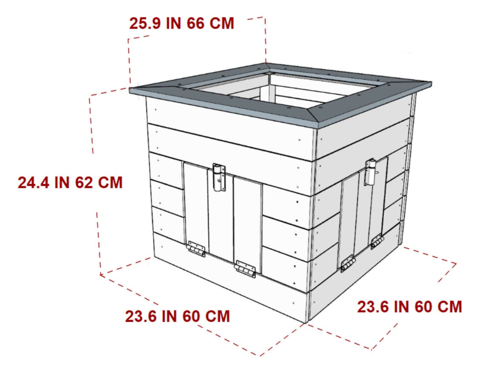 Organic Potato Planter Plan/potato Planter Box Plan/homestead Planter ...