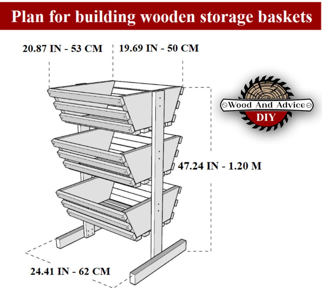 DIY Kitchen Wooden Two-tier Storage Rack Plan/portable Shelf for ...