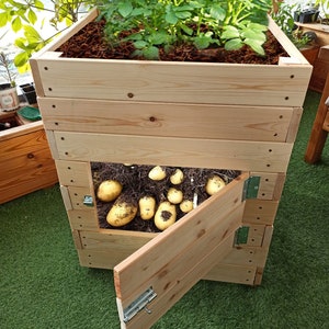 Organic Potato Planter Plan/potato Planter Box Plan/homestead Planter ...