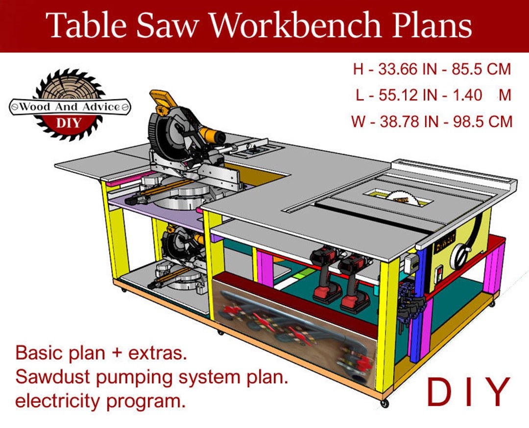 PDF Mobile Workbench Plans | Mobile Werkshop | All in One | Compact ...