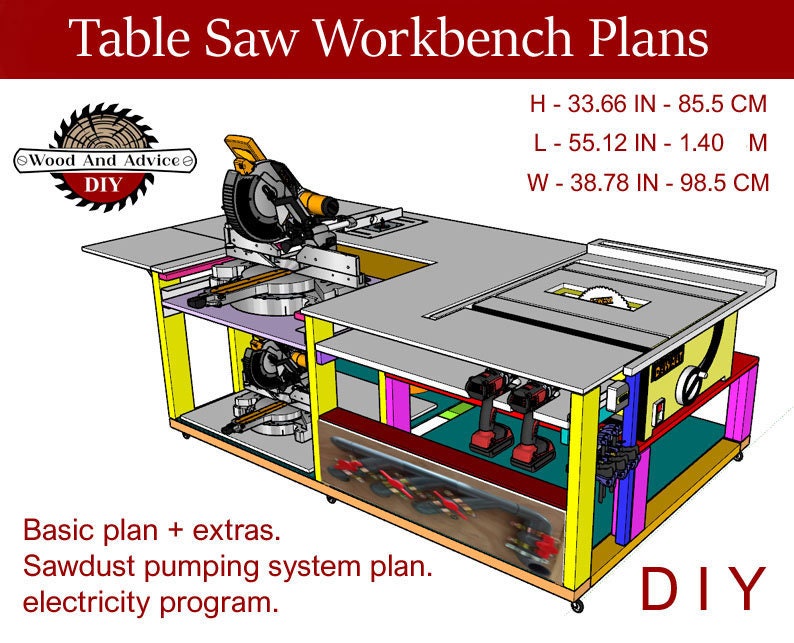 PDF Mobile Workbench Plans | Mobile Werkshop | All in One | Compact ...
