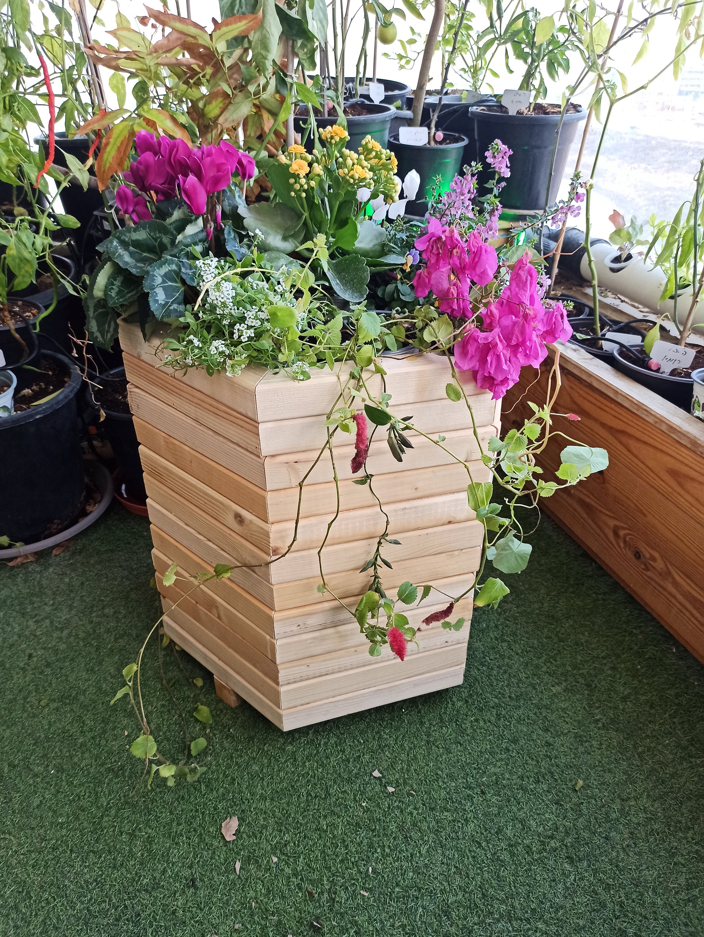 Wooden Hexagonal Planter Plan. Planter Plan for Home and Garden.cedar ...