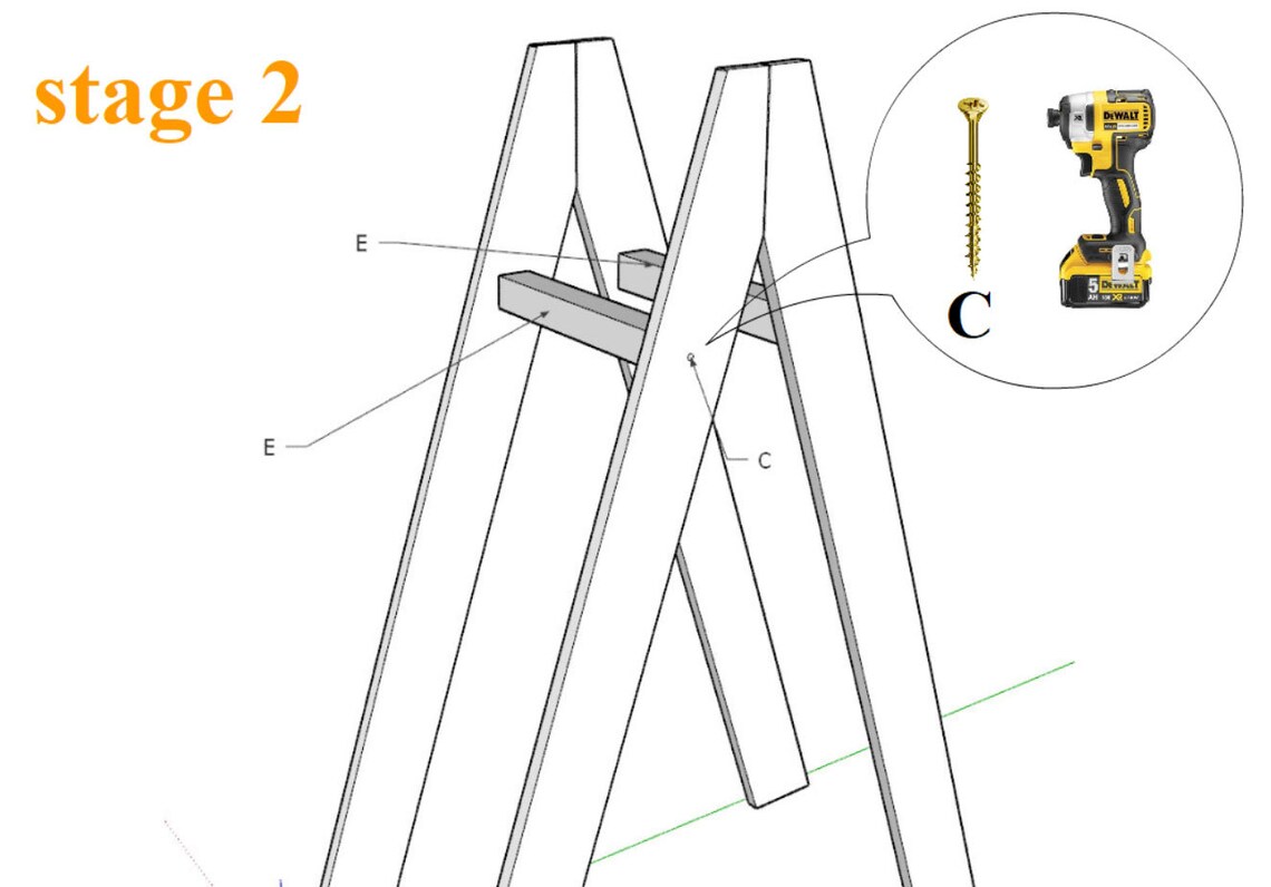 Flower Pot Ladder, Flower Pot Shelves, PDF DIY Construction Plans ...