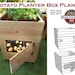 Organic Potato Planter Plan/potato Planter Box Plan/homestead Planter ...