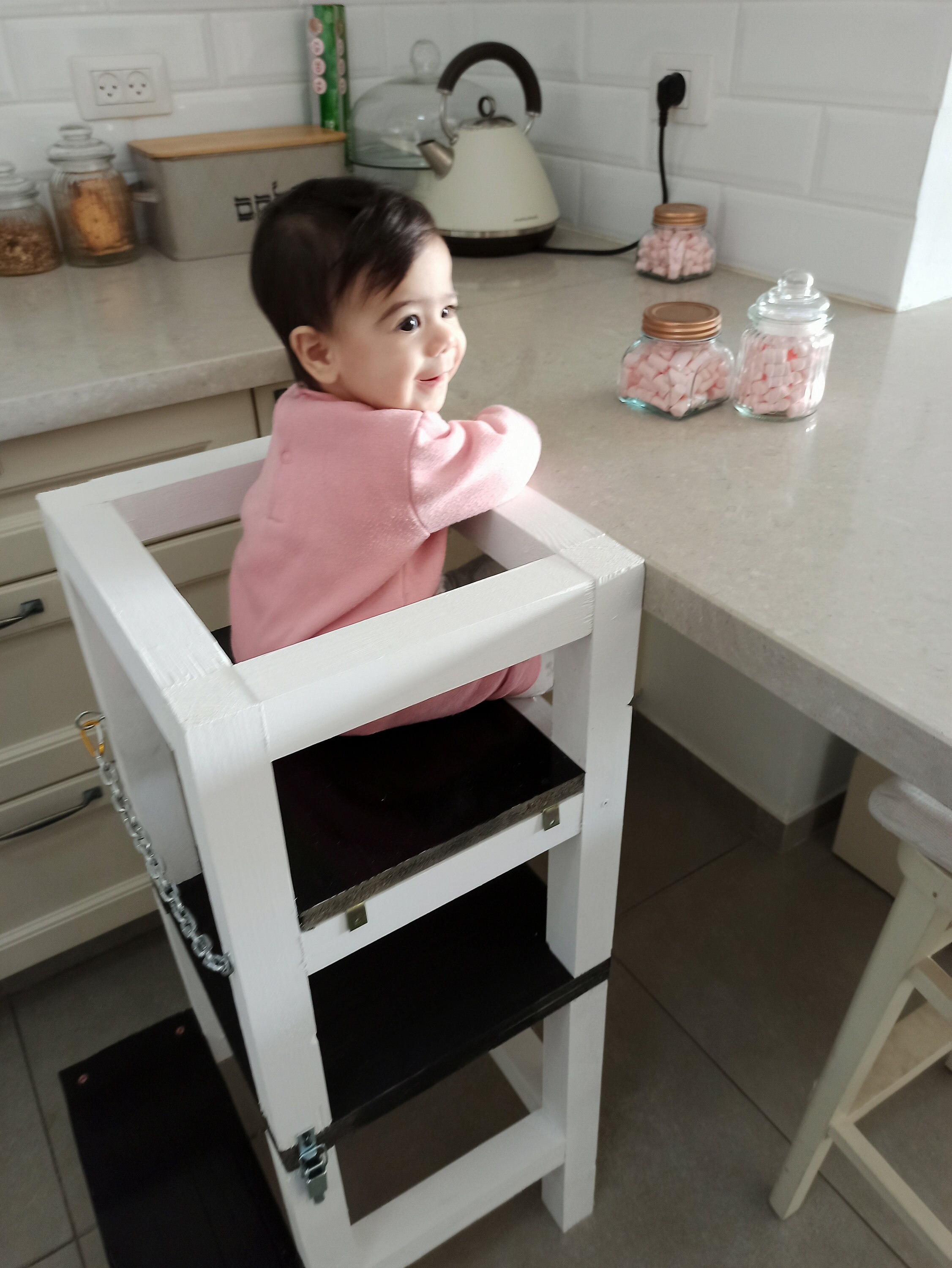 Transformable Kitchen Step Stool, Safety Stool or Kids Step Stool is ...