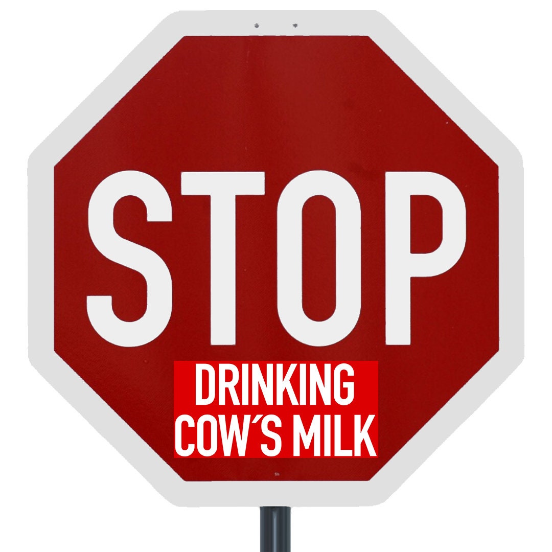 Stop Drinking Cows Milk 10 Stickers Vegan Stickers Vegan Stickers Vegan ...