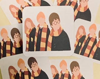 Golden Trio Sticker | Etsy