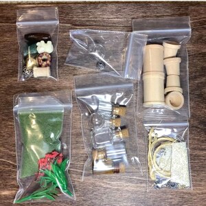 DIY KIT | Miniature Fairy Witch Desk | Dollhouse Apothecary Desk ...