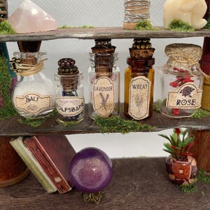 DIY KIT | Miniature Fairy Witch Desk | Dollhouse Apothecary Desk ...