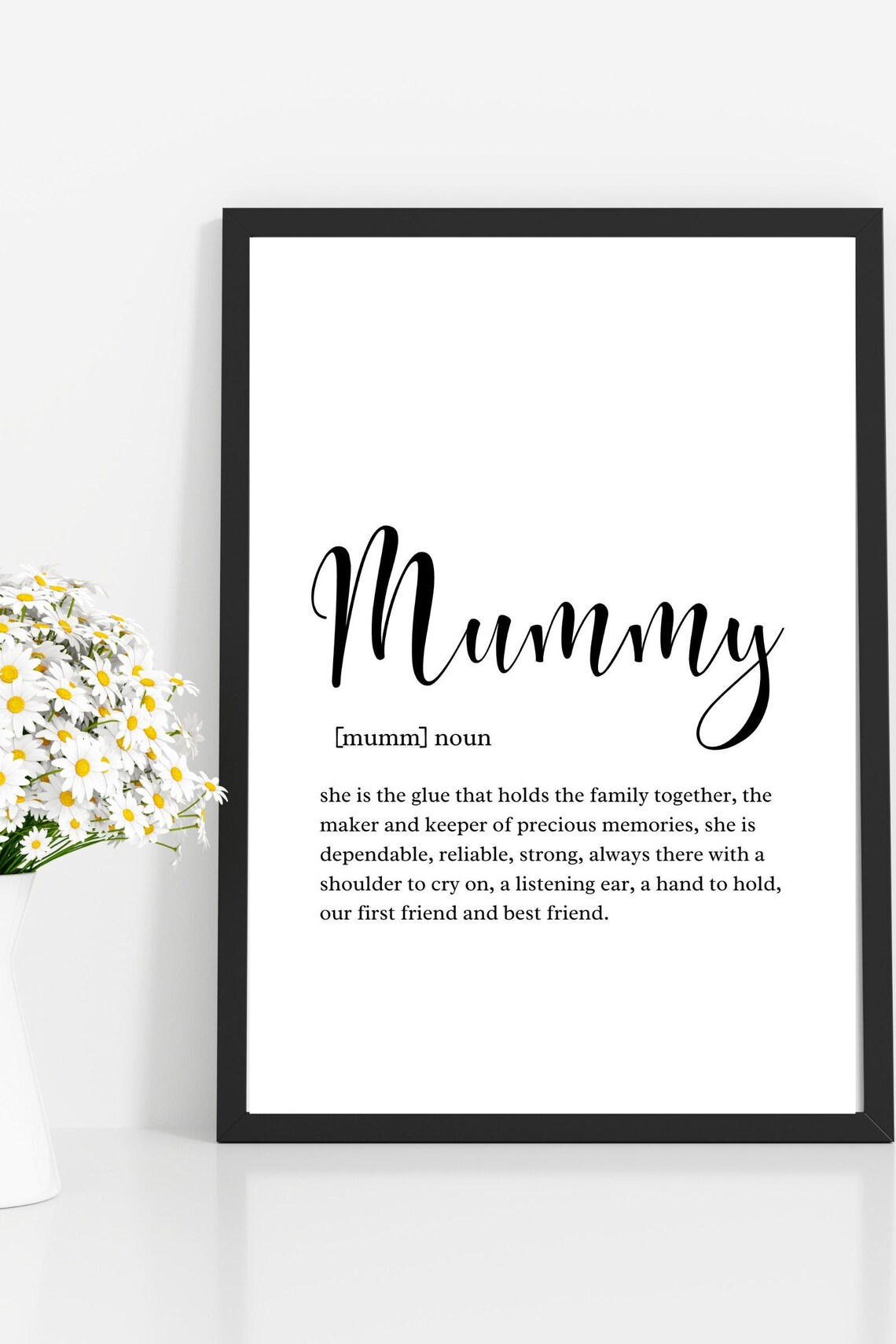 MUMMY DEFINITION PRINT, Mummy, Mother Gift, Mothers Day Gift, Mummy ...