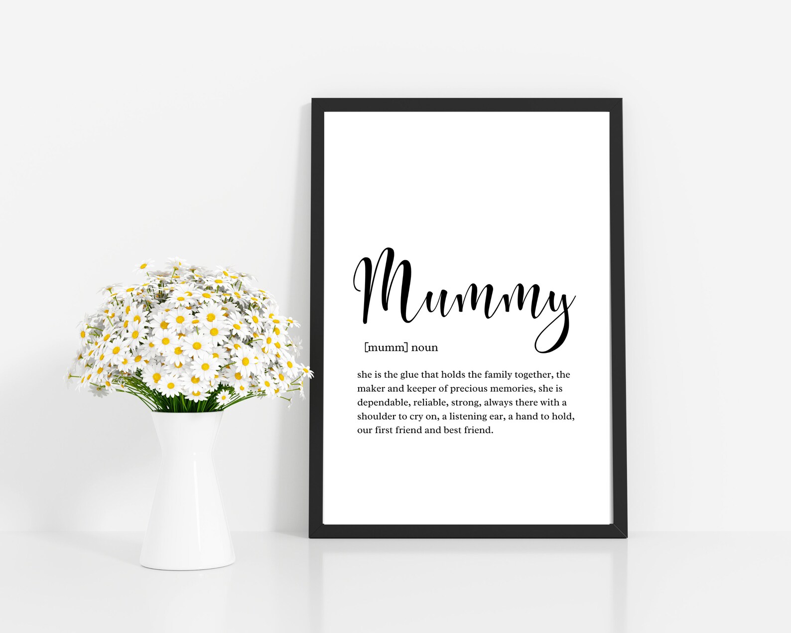 MUMMY DEFINITION PRINT, Mummy, Mother Gift, Mothers Day Gift, Mummy ...