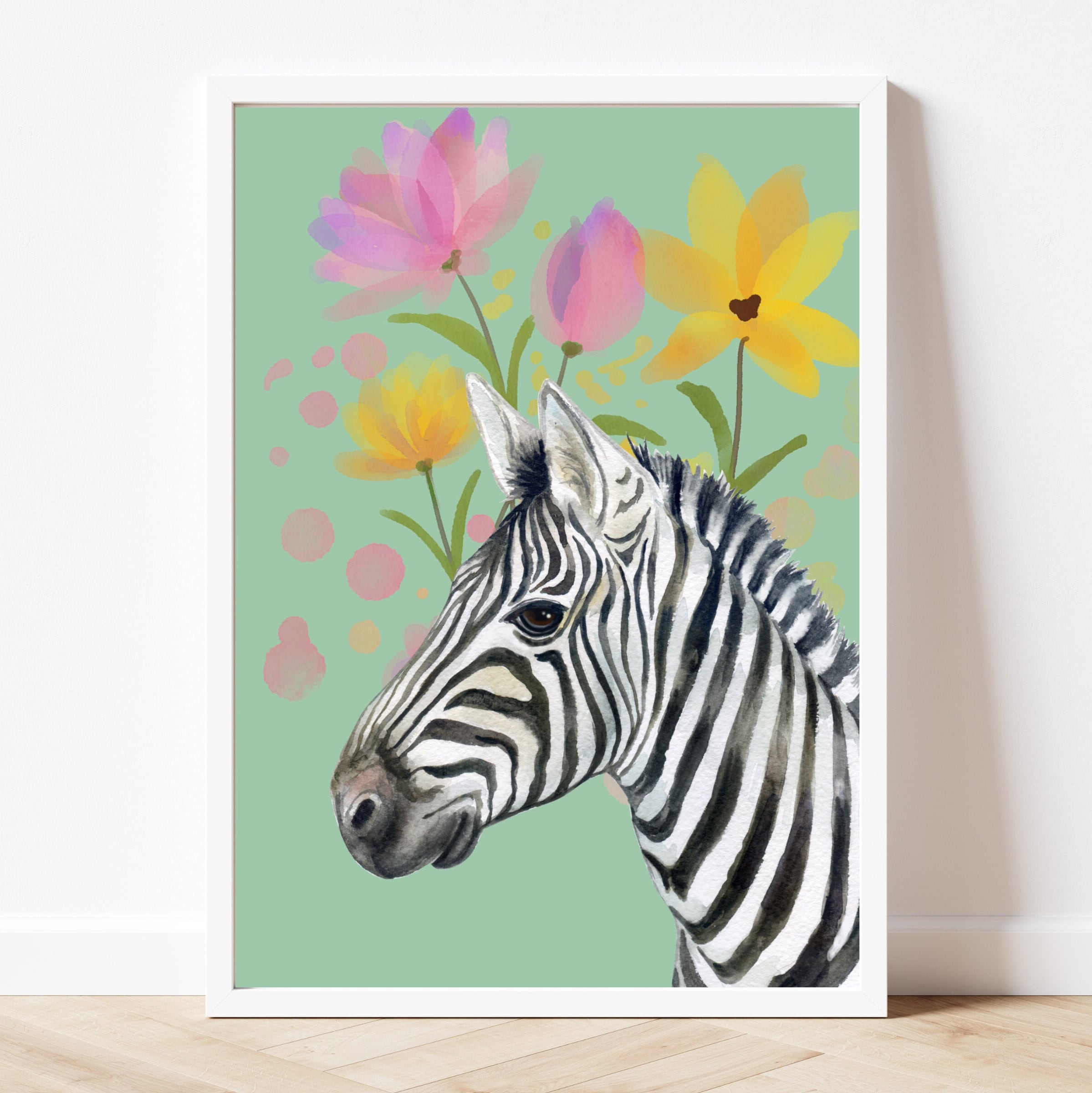 ZEBRA Print, ANIMAL Print, Wall Art Print, Safari Print, Home Art Decor ...