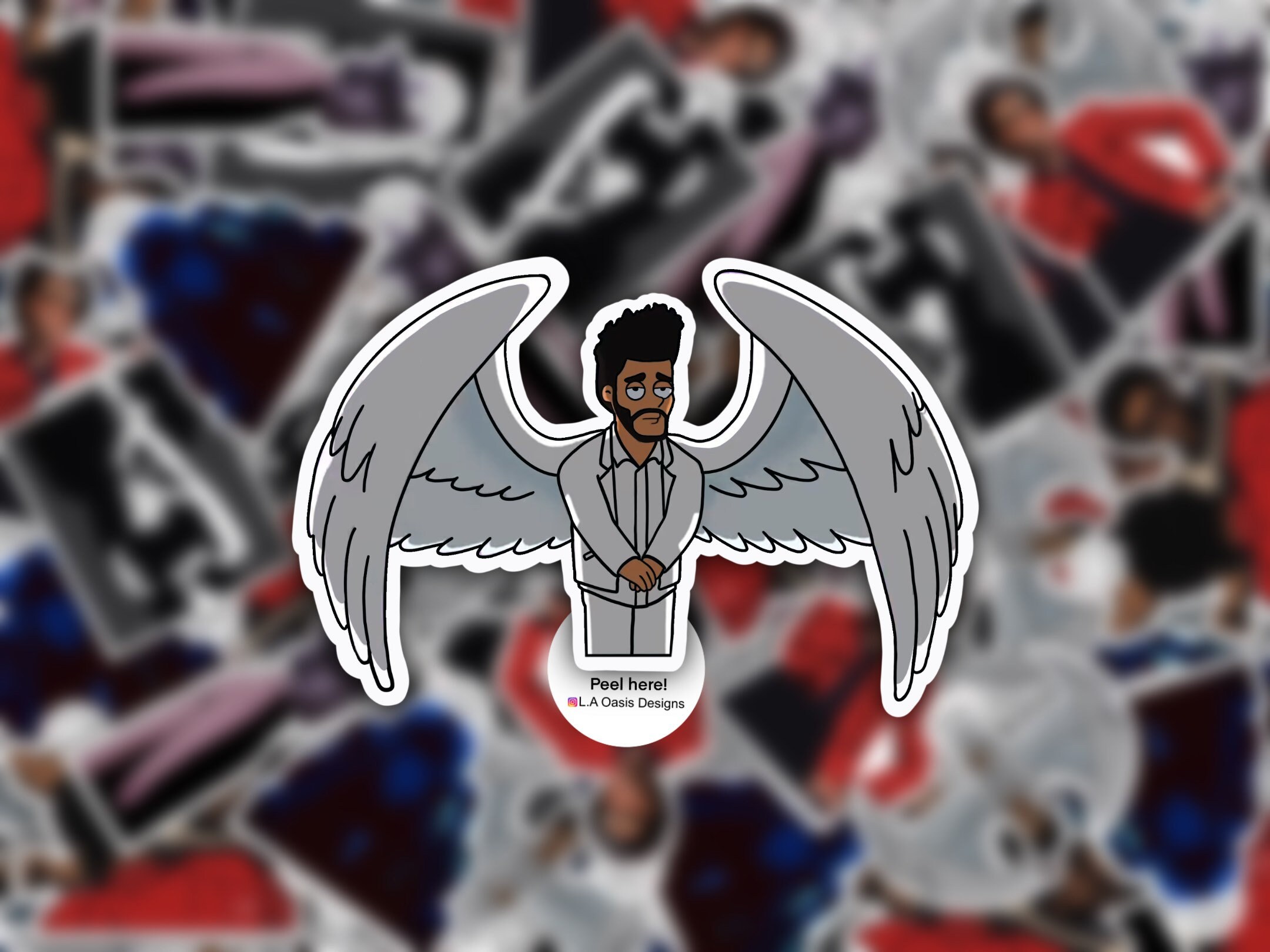 The Weeknd Sticker Collection w/ FREE sticker until SEPT. | Etsy