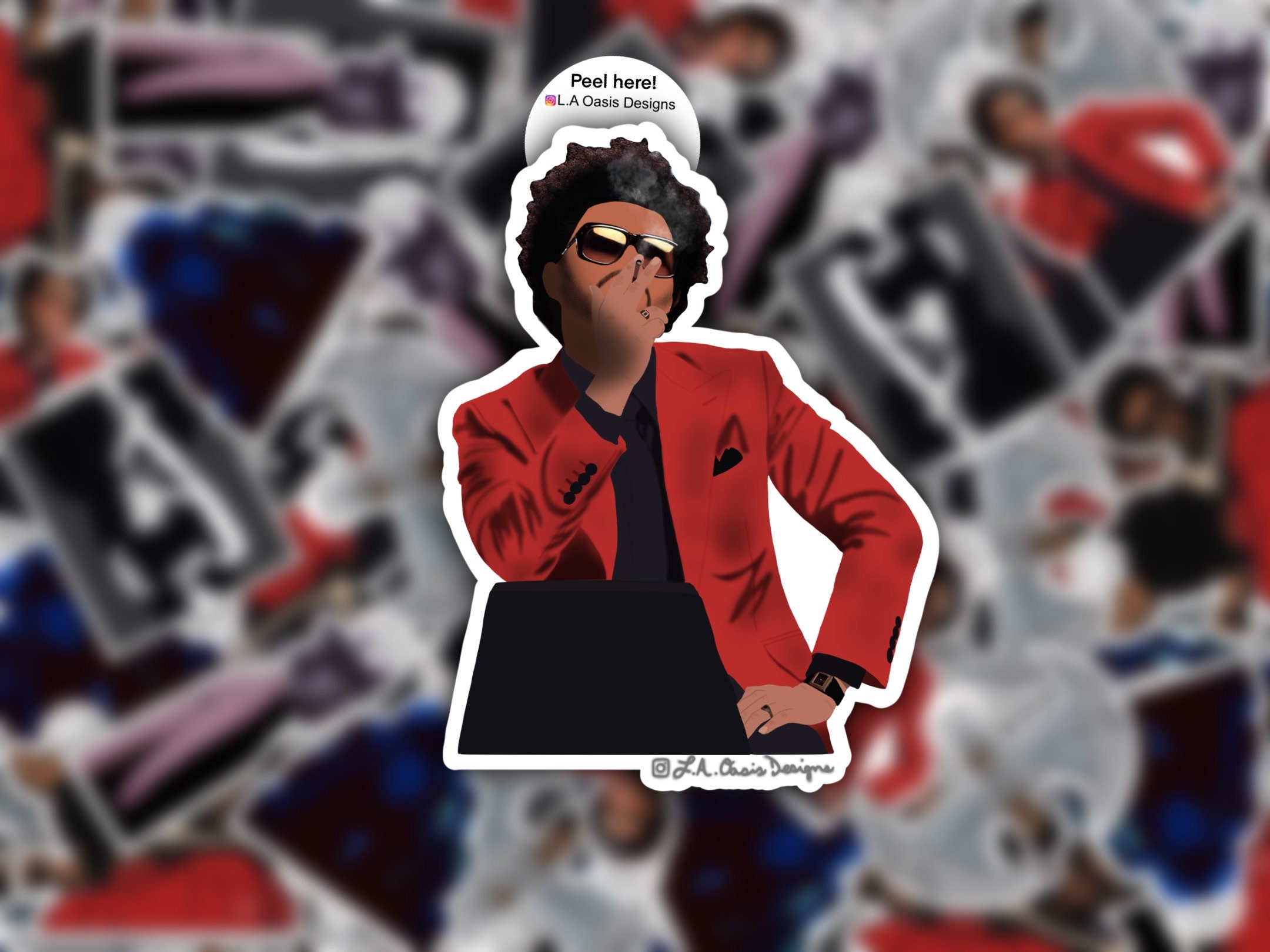 The Weeknd Sticker Collection w/ FREE sticker until SEPT. | Etsy