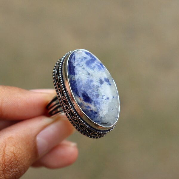 Sodalite Ring - Etsy