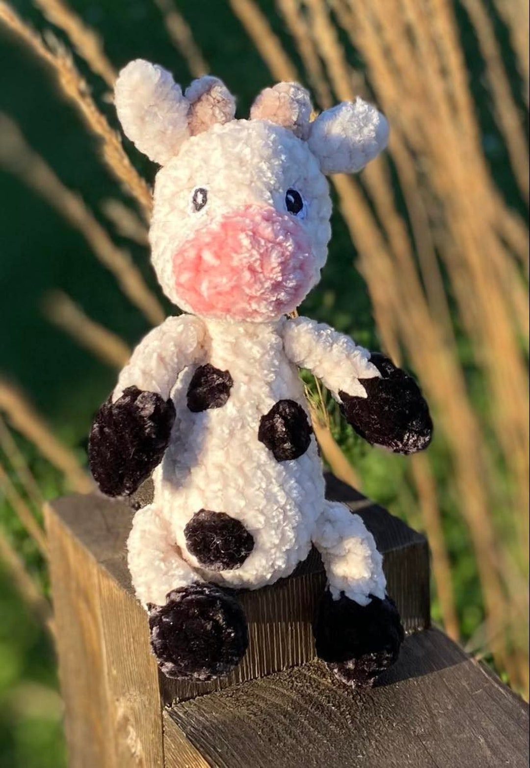 Cow Pacifier Holder Crochet Pattern - Etsy