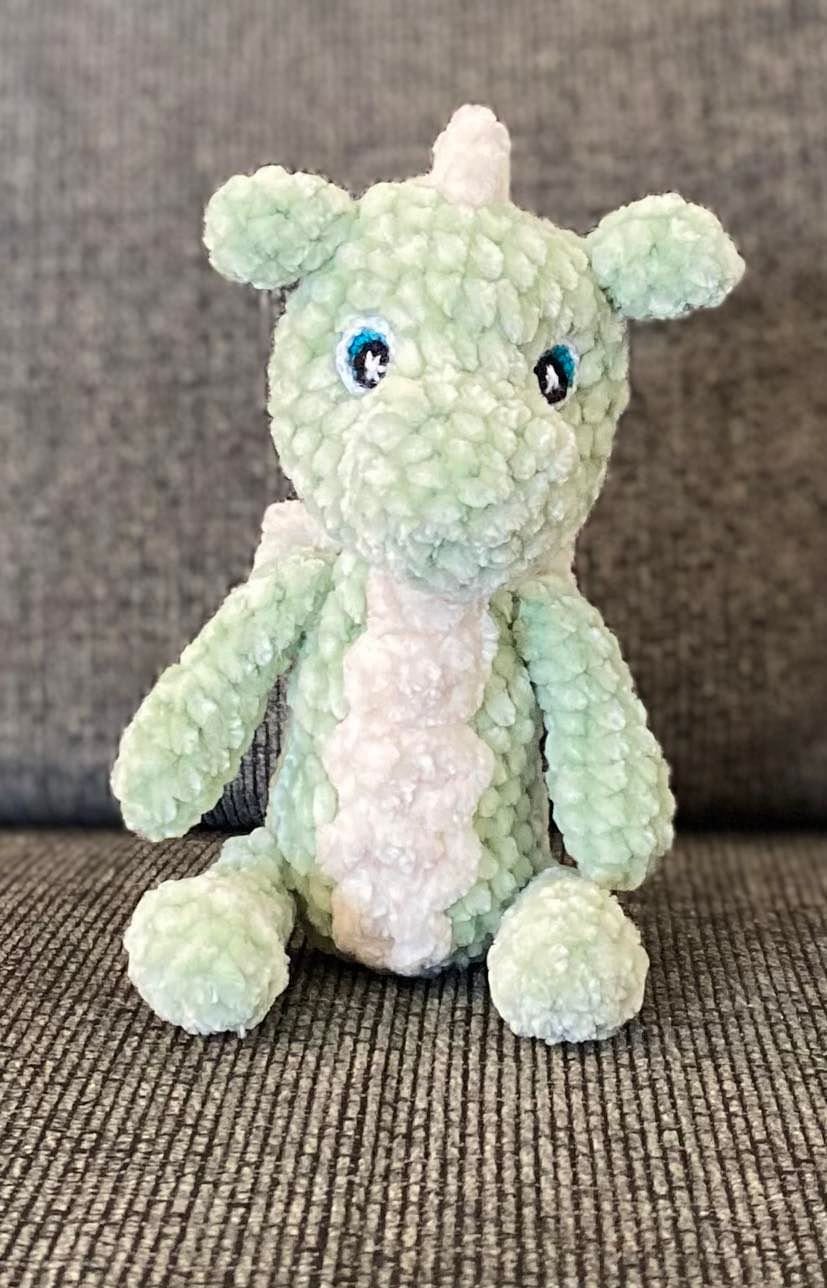 Dragon Pacifier Holder Crochet Pattern/ Crochet Pattern of a Dragon ...