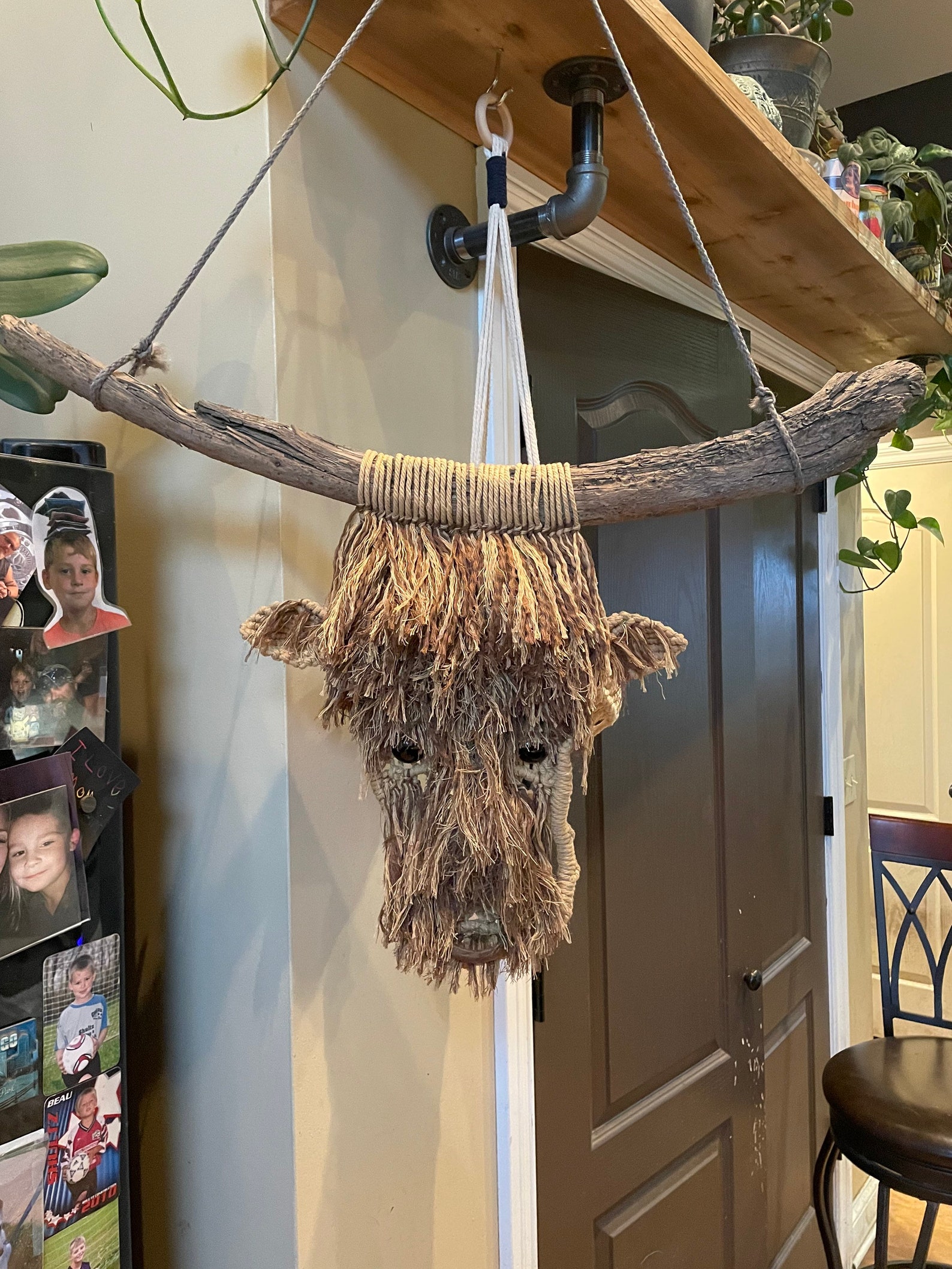 Macrame Highland Cow - Etsy