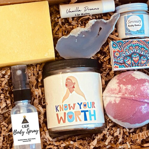 Know Your Worth Spa Gift Box You Are Worthy Breakup Gift | Etsy