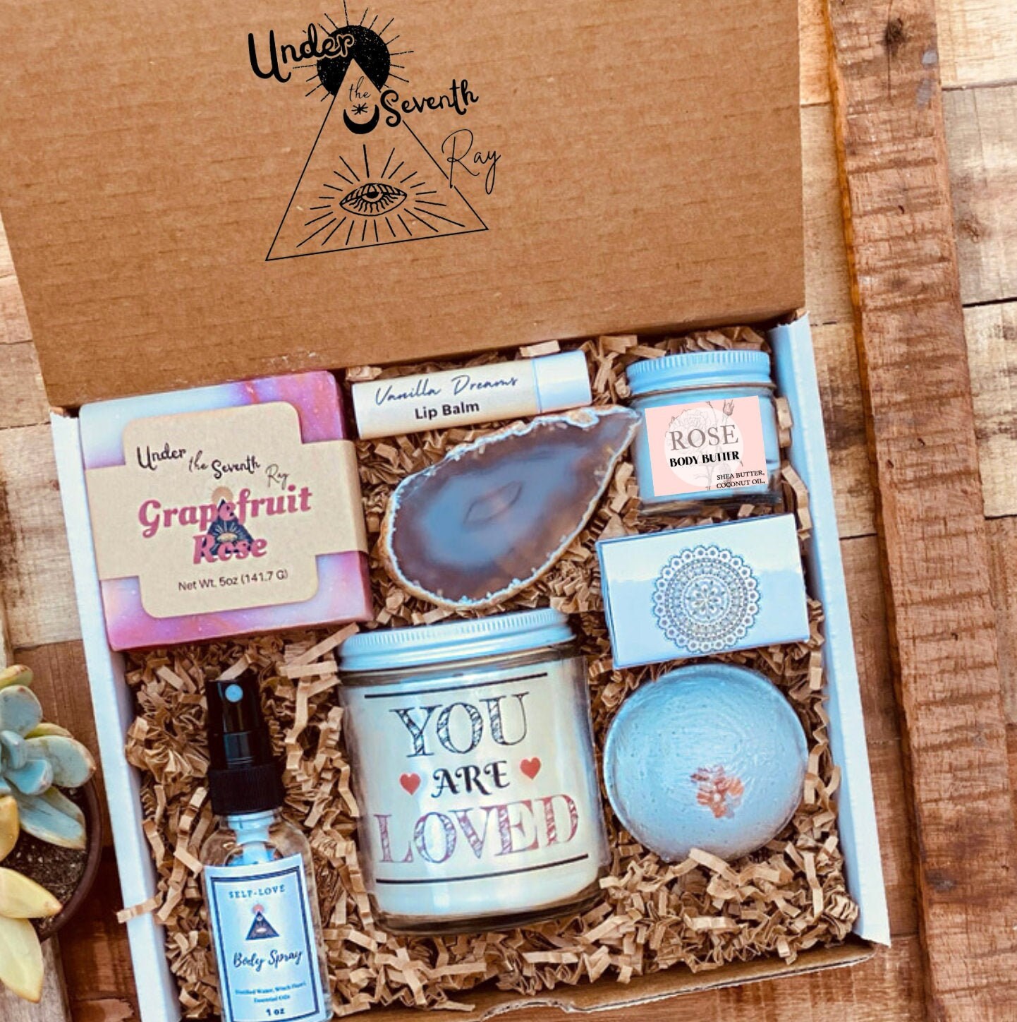 You Are Loved Mindfulness Gift Box Get Well Gift Set Self | Etsy