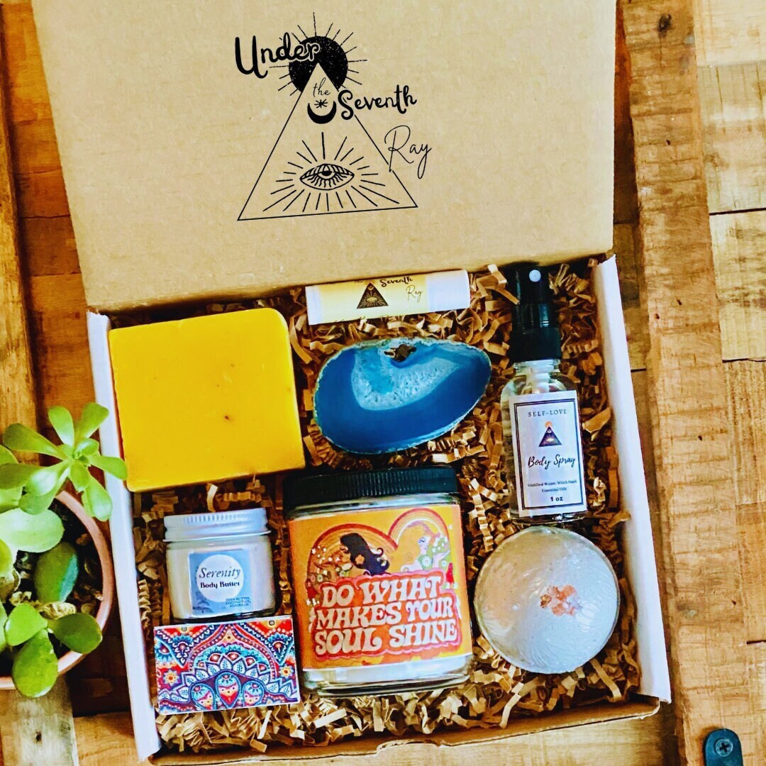 Spa & Relaxation Gift Box, Self Care Gift Box, Relaxation Gifts for ...