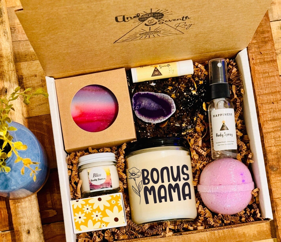 Bonus Mom Spa Gift Box - Mama Gift Set - Mom Candle - Gift for Mom ...