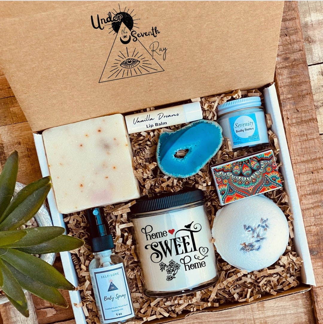 New Home Gift Box, Housewarming Gift Basket, Home Sweet Home, New Home ...