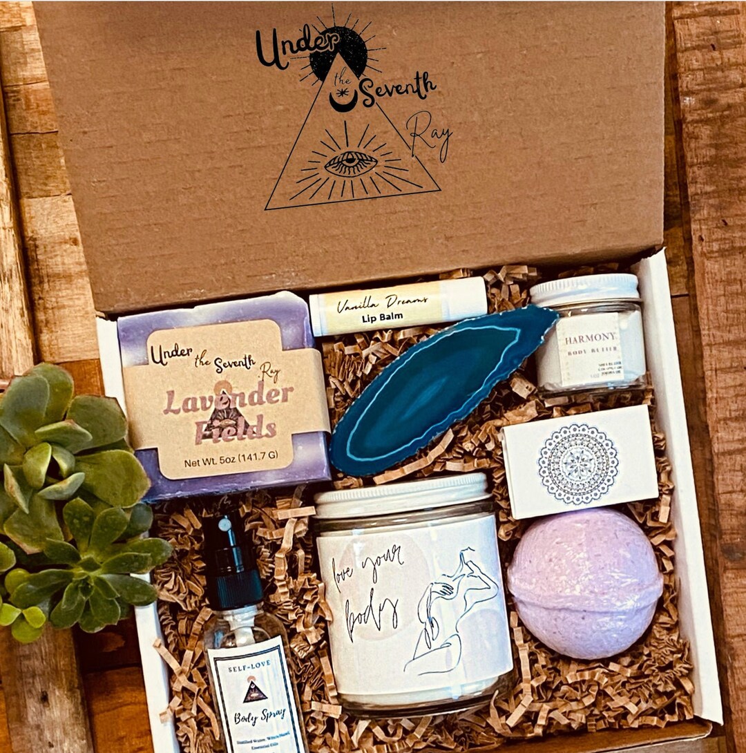 Stress Relief Care Package Relaxation Self Care Gift Box for Friend ...