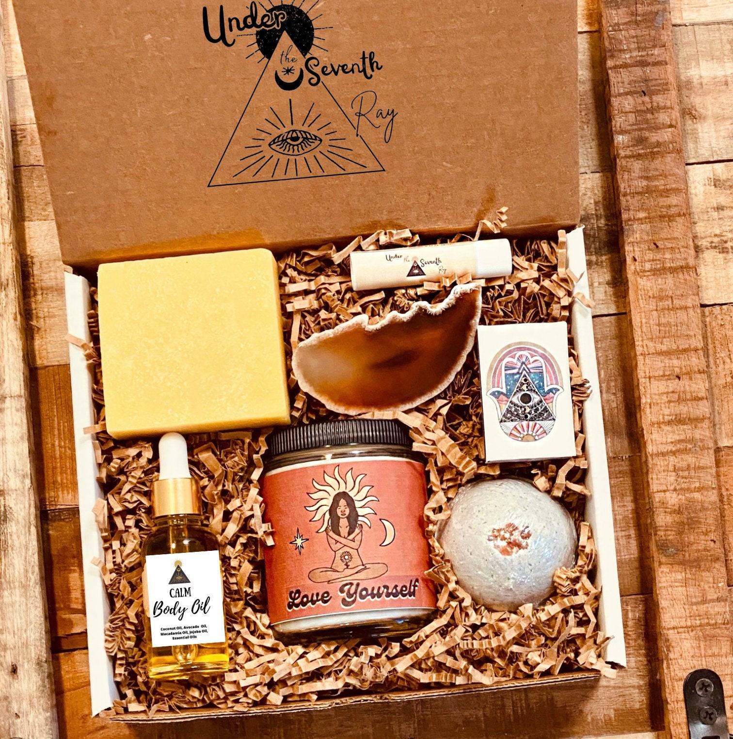 Love Yourself Spa Gift Box - Self Care Package - Aromatherapy ...