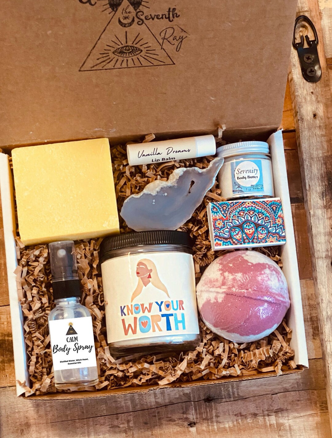 Know Your Worth Spa Gift Box - You Are Worthy - Breakup Gift - Divorce ...