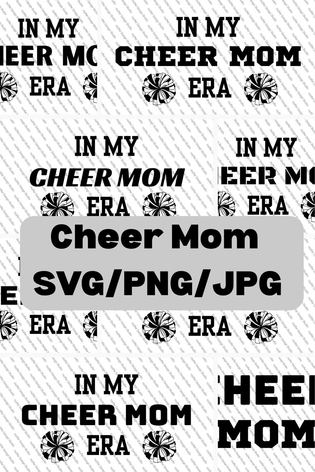In My Cheer Mom Era SVG Bundle | Cheerleading Mom Shirt Designs ...