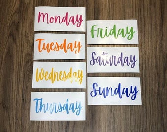 Days of the Week - Etsy