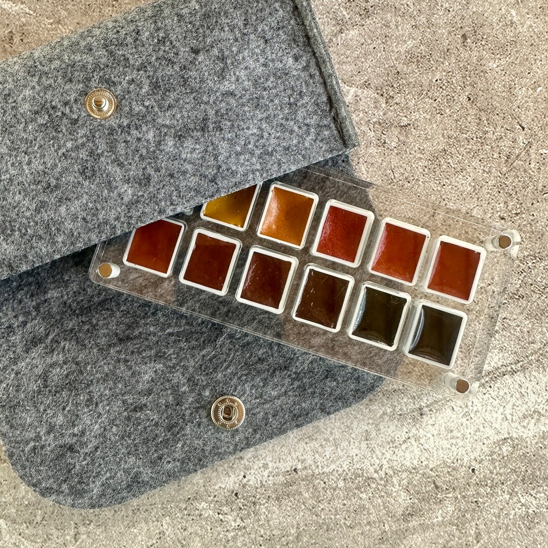 OCHRE Watercolour Paint Palette Pigment Rich Artist Quality Handcrafted ...